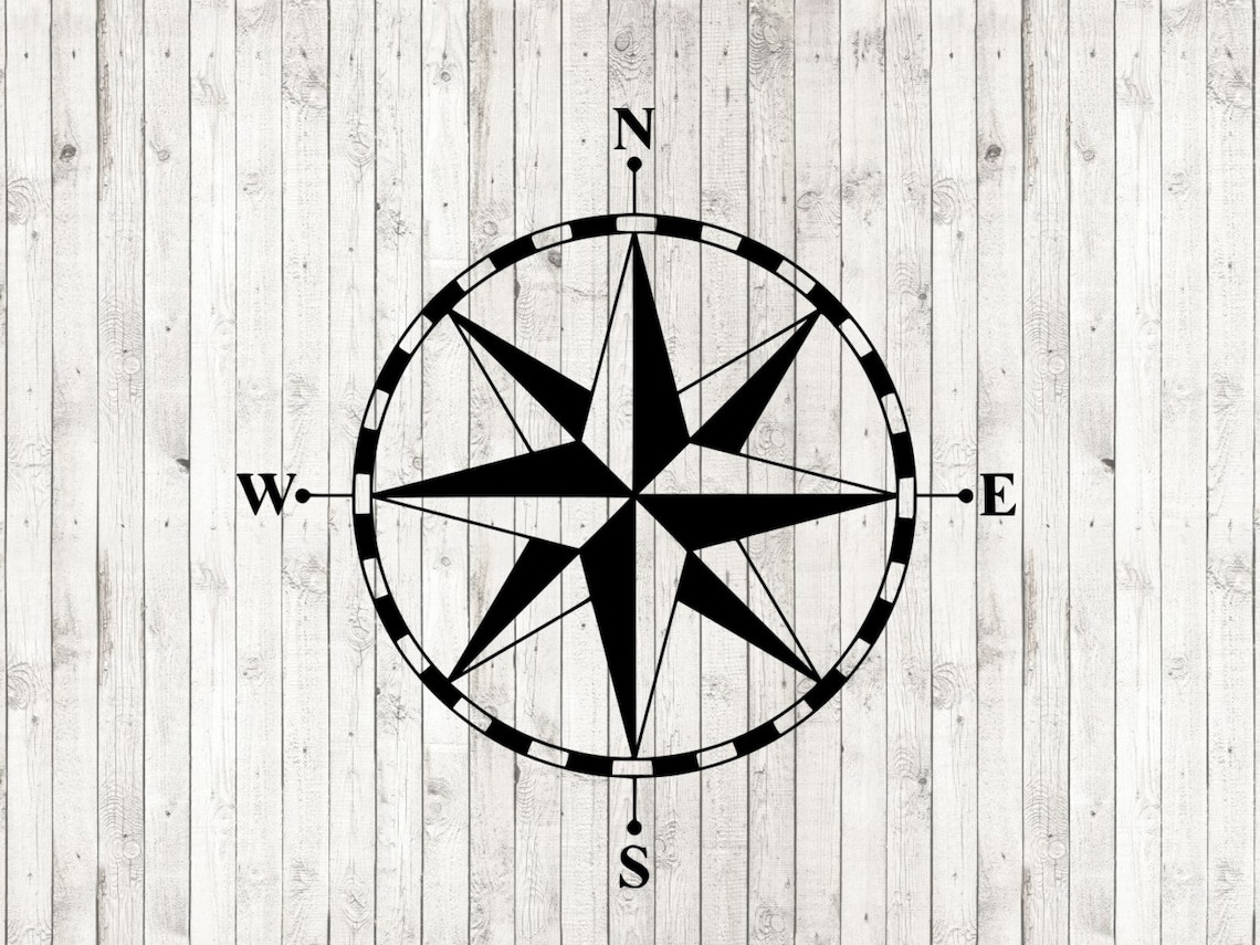 Kompas svg, kompas roos svg, kompas roos clipart, dxf, png - Etsy Nederland