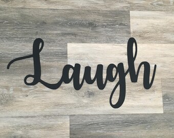Laugh sign | Etsy