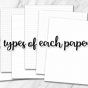 Happy Planner, Classic Size, 3 Paper Pack, Lined, Dotted, Graph ...
