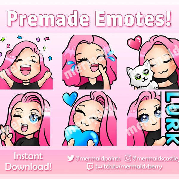 Pink Discord Template - Etsy