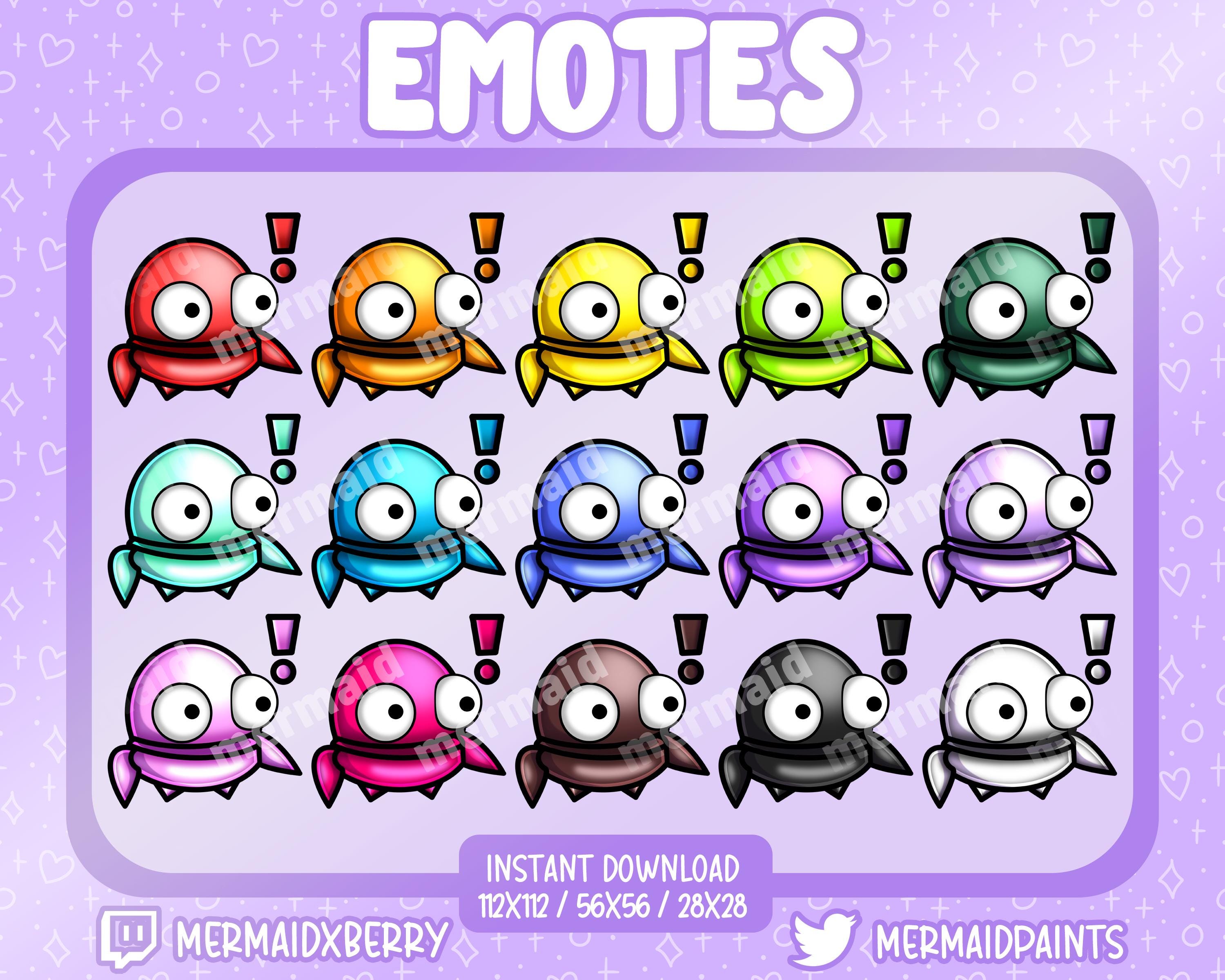 Premade Emote! - REPO Oh No! Emote, Rainbow, Colors, Presized, PNG ...