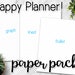 Happy Planner, Classic Size, 3 Paper Pack, Lined, Dotted, Graph ...