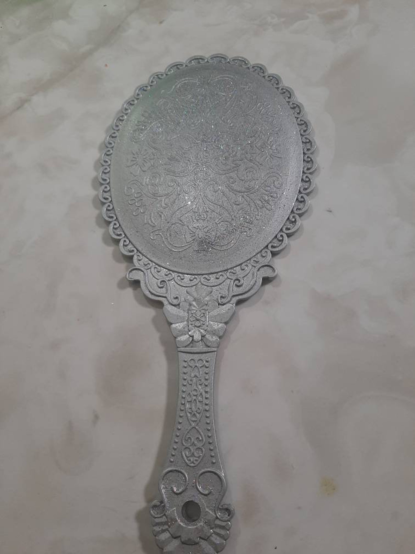 Vintage Style Handheld Mirrors, Hand Crafted Mirror, Glitter Mirror ...