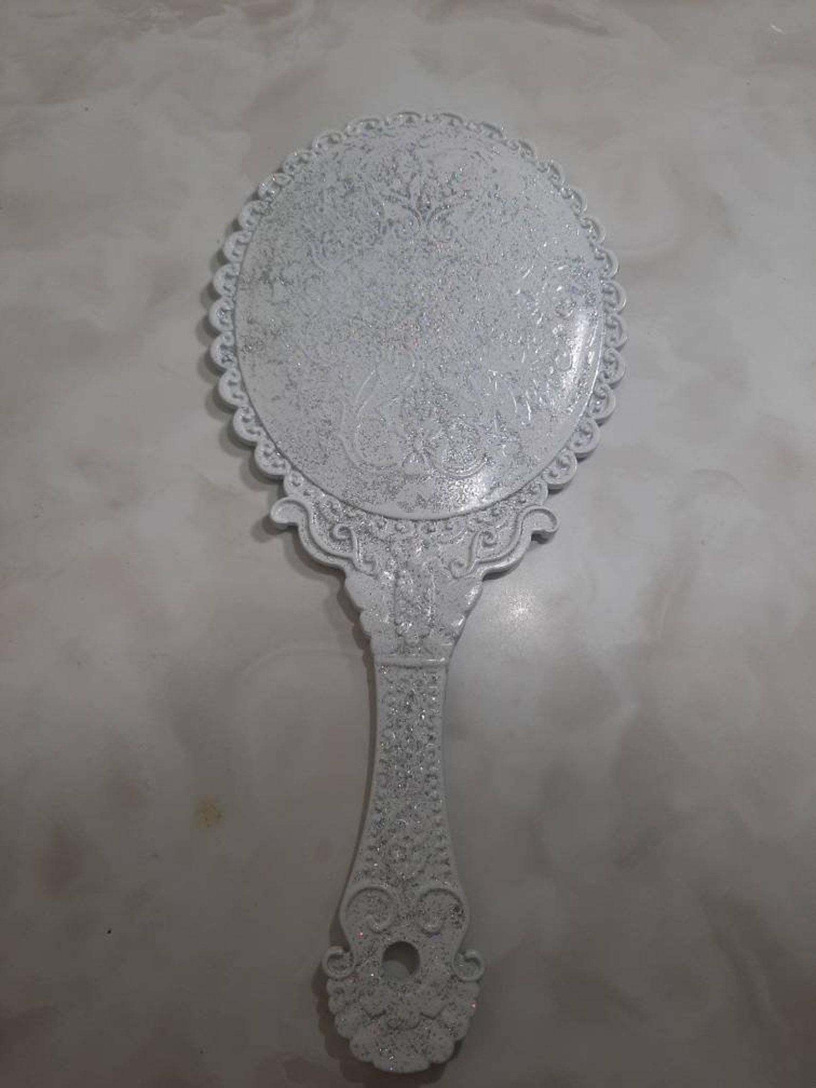 Vintage Style Handheld Mirrors, Hand Crafted Mirror, Glitter Mirror ...