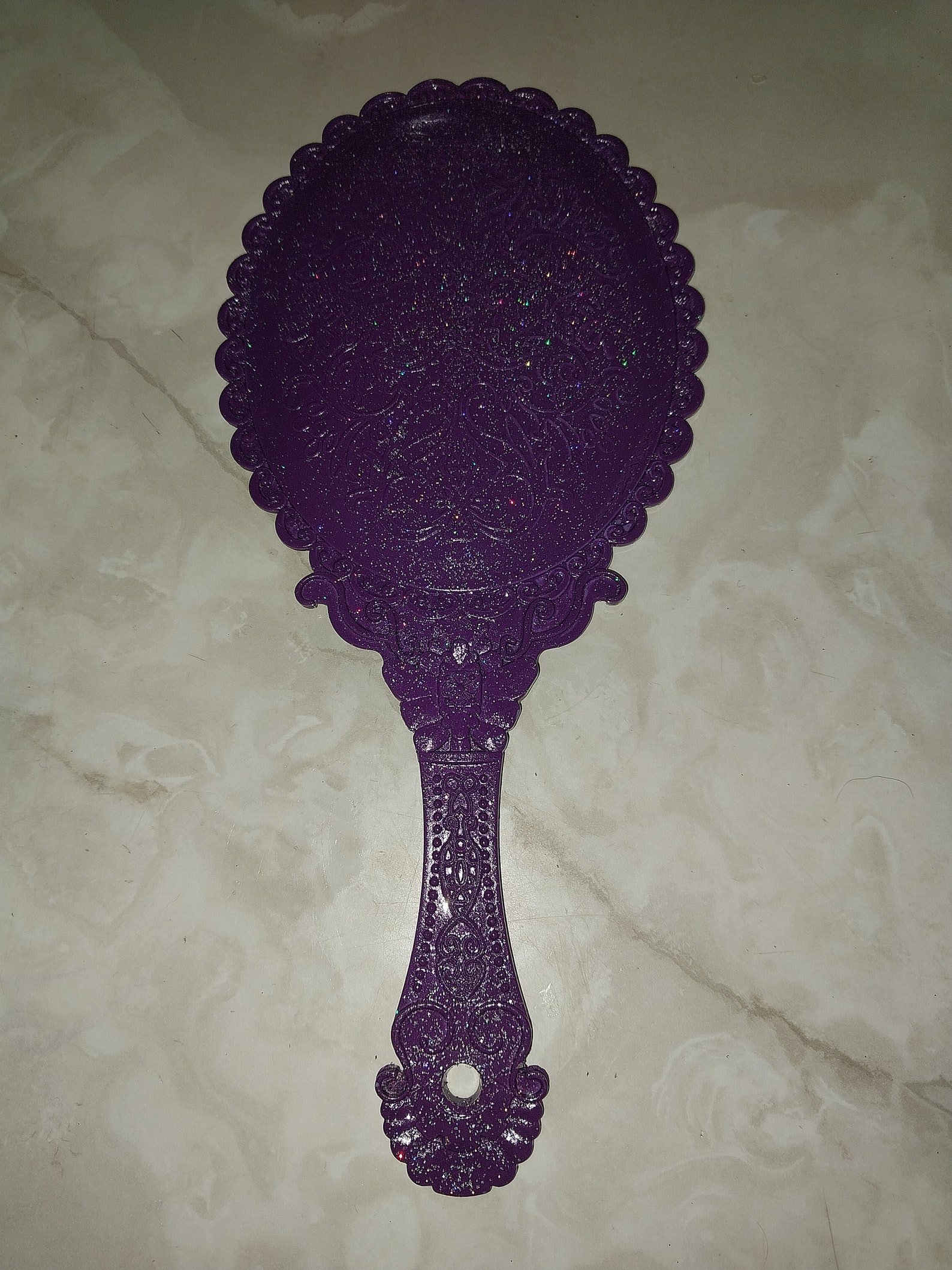 Vintage Style Handheld Mirrors, Hand Crafted Mirror, Glitter Mirror ...