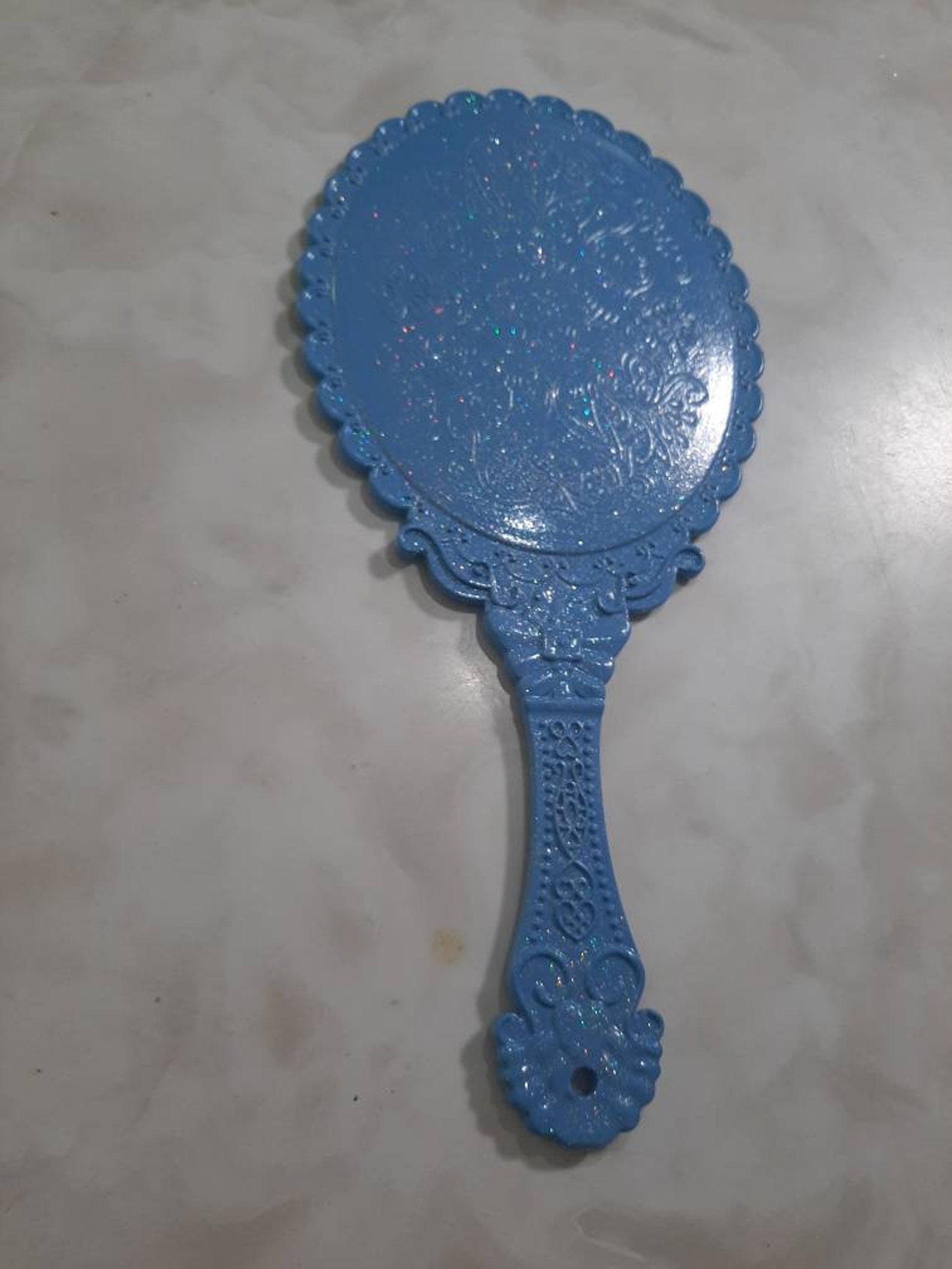 Vintage Style Handheld Mirrors, Hand Crafted Mirror, Glitter Mirror ...