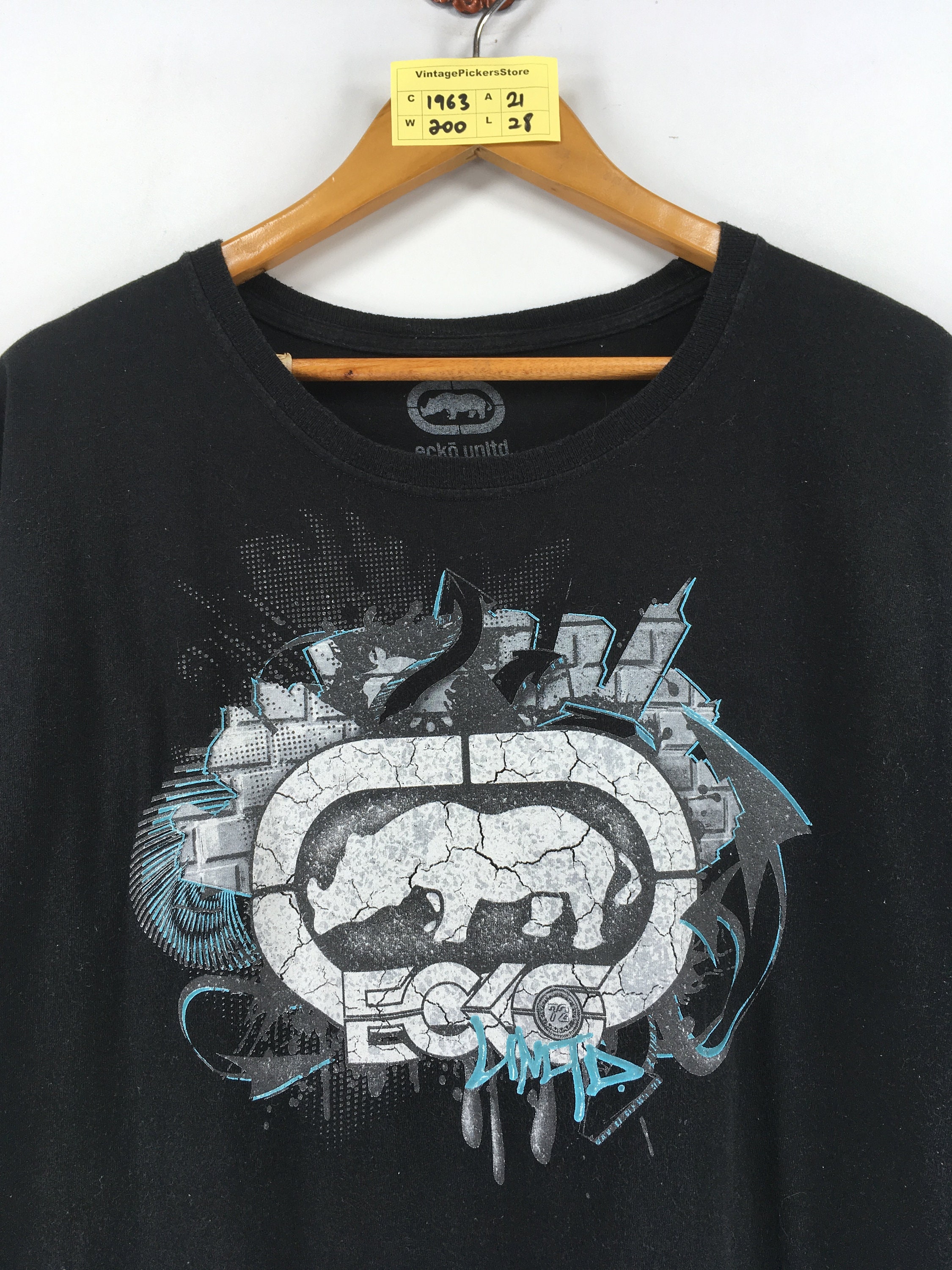 Vintage 90's ECKO FUNCTION Tshirt Mens Large Ecko Jeans | Etsy