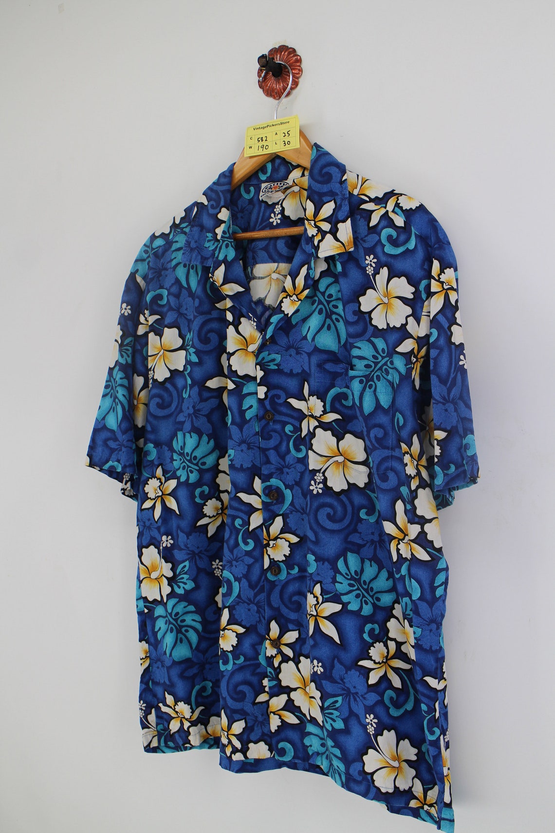Vintage PACIFIC Hawaiian Mens Cotton Shirt Xlarge 90s Hawaii - Etsy