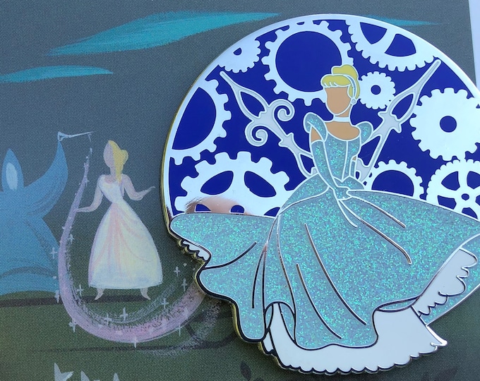 Clockwork Cinderella Fantasy Pin - Etsy