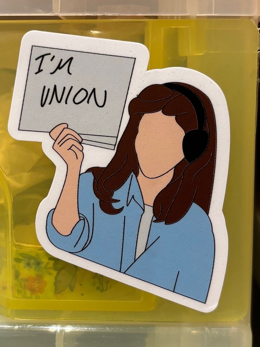 Roz Doyle “i’m Union” Vinyl Sticker Frasier - Etsy