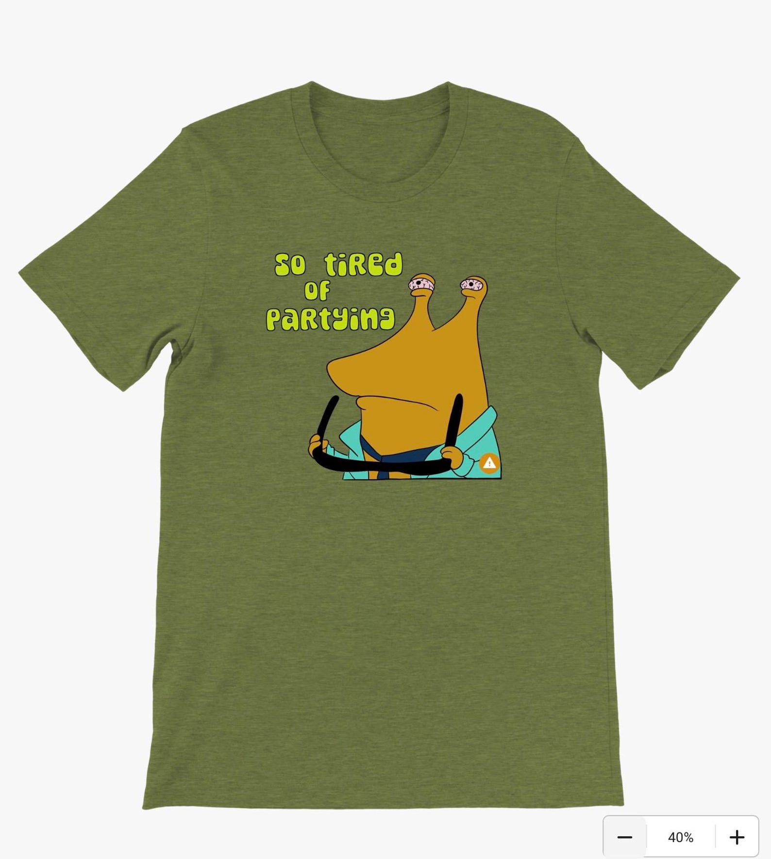 So Tired of Partying - Slurms Mackenzie Futurma Shirt - Etsy