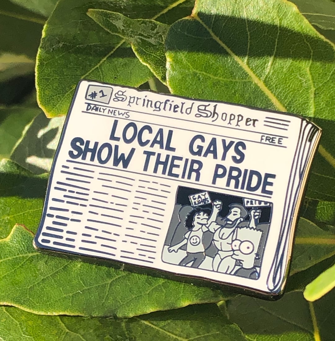 Local Gays Show Their Pride Springfield Shopper Hard Enamel Lapel Pin ...