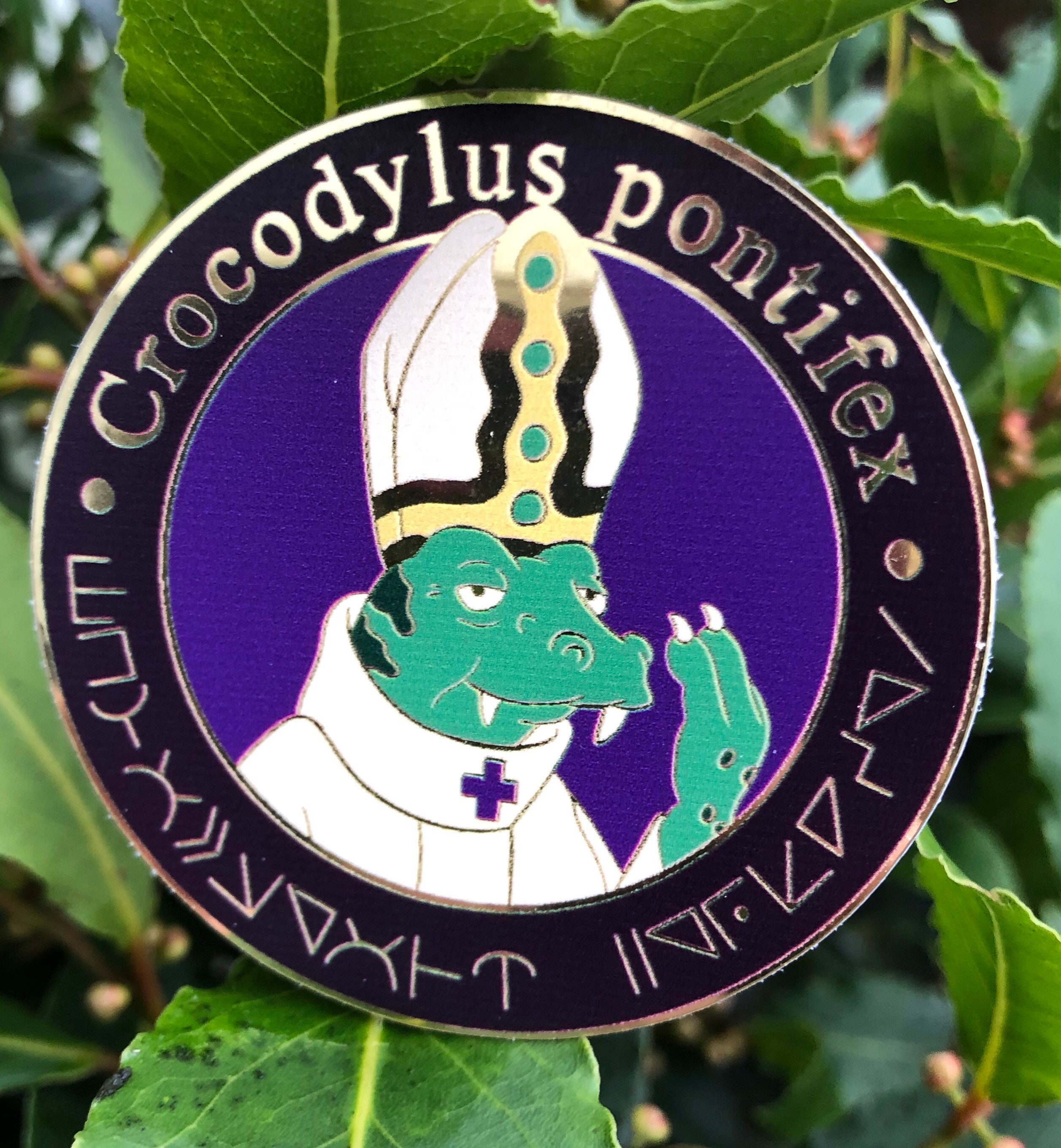 The Space Pope, Futurama Gold Metallic Vinyl Sticker - Etsy UK