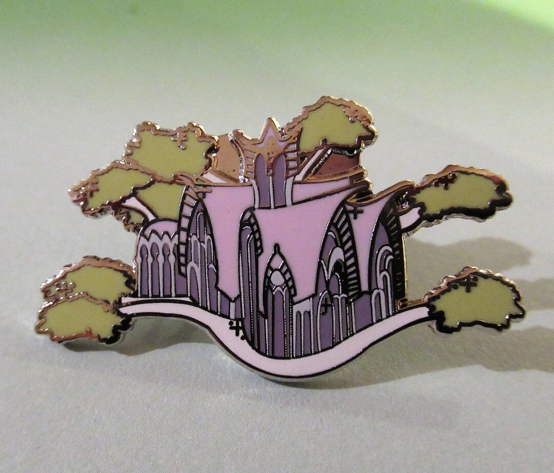 Fantasy Elf Tree House Hard Enamel Pin Badge - Etsy