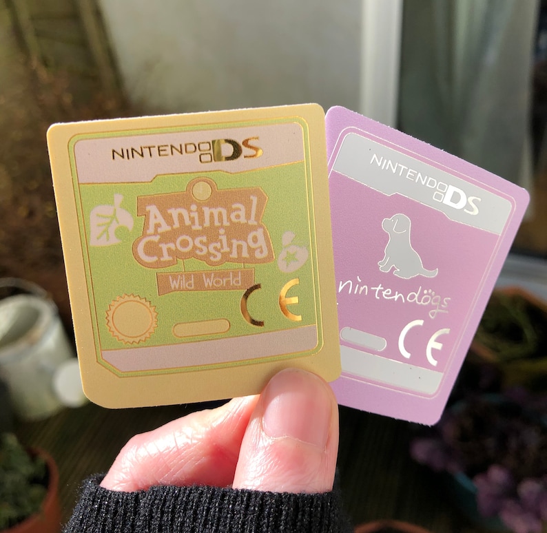 Nintendo DS Cartridge Animal Crossing Nintendogs Cute Nostalgia ...