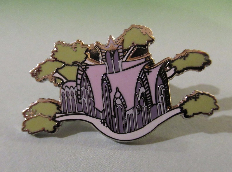 Fantasy Elf Tree House Hard Enamel Pin Badge - Etsy