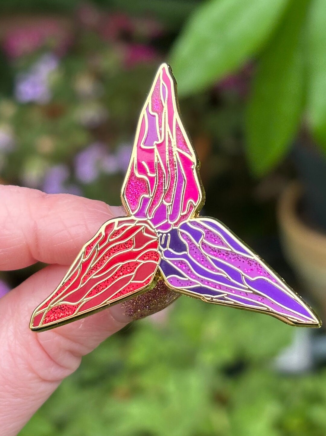BG3 Netherstones, Hard Enamel Glitter Pin - Etsy