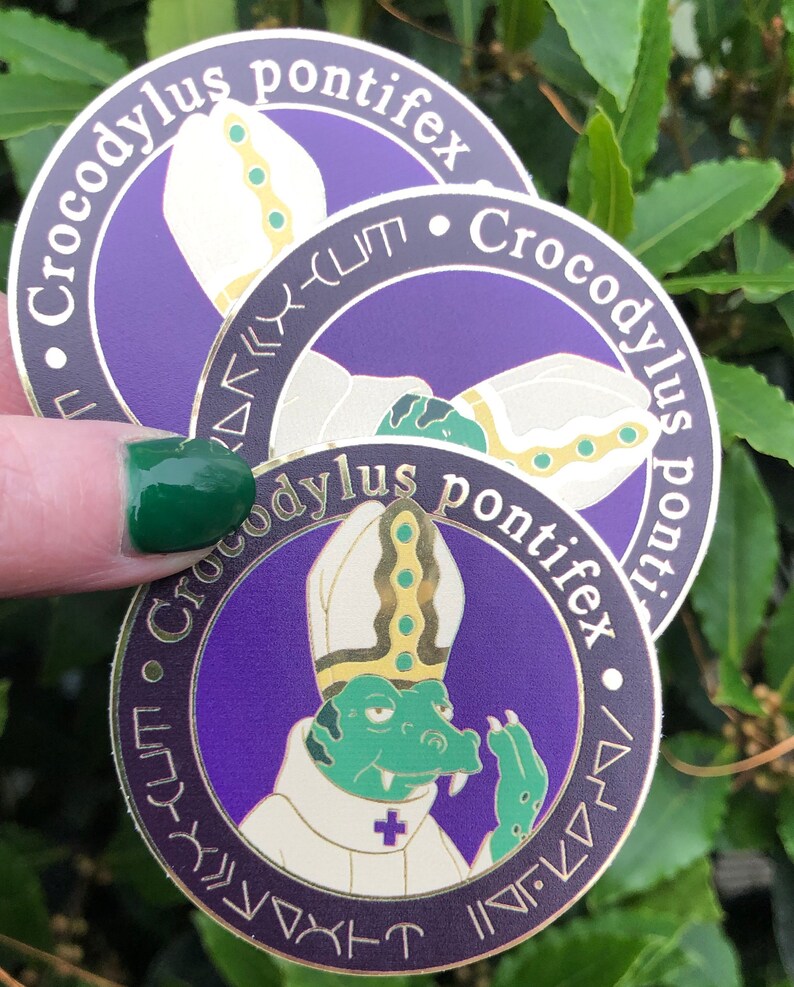 The Space Pope Futurama Gold Metallic Vinyl Sticker - Etsy Australia