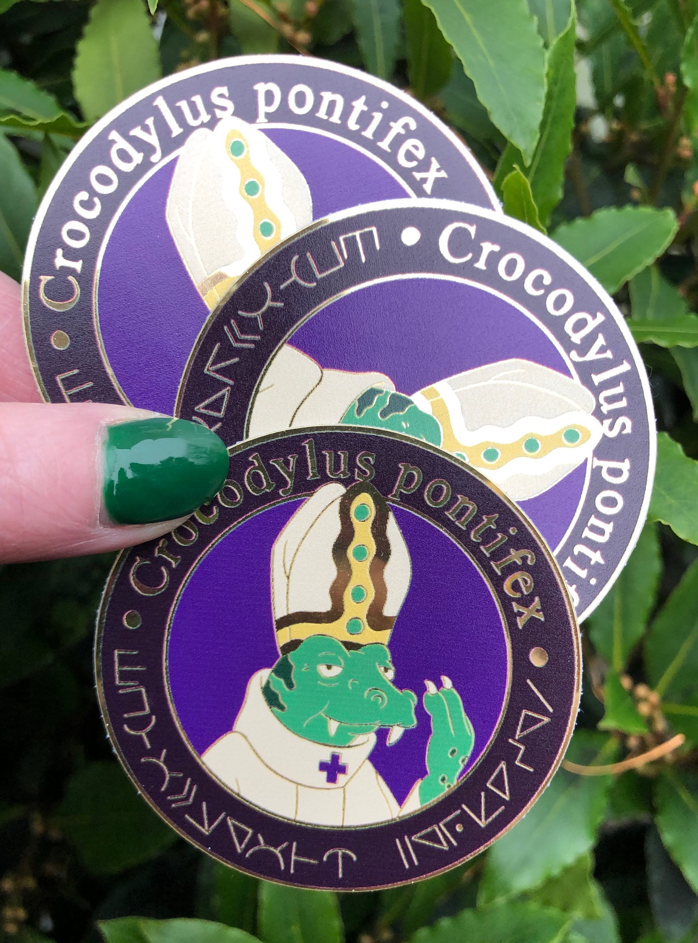 The Space Pope, Futurama Gold Metallic Vinyl Sticker - Etsy UK