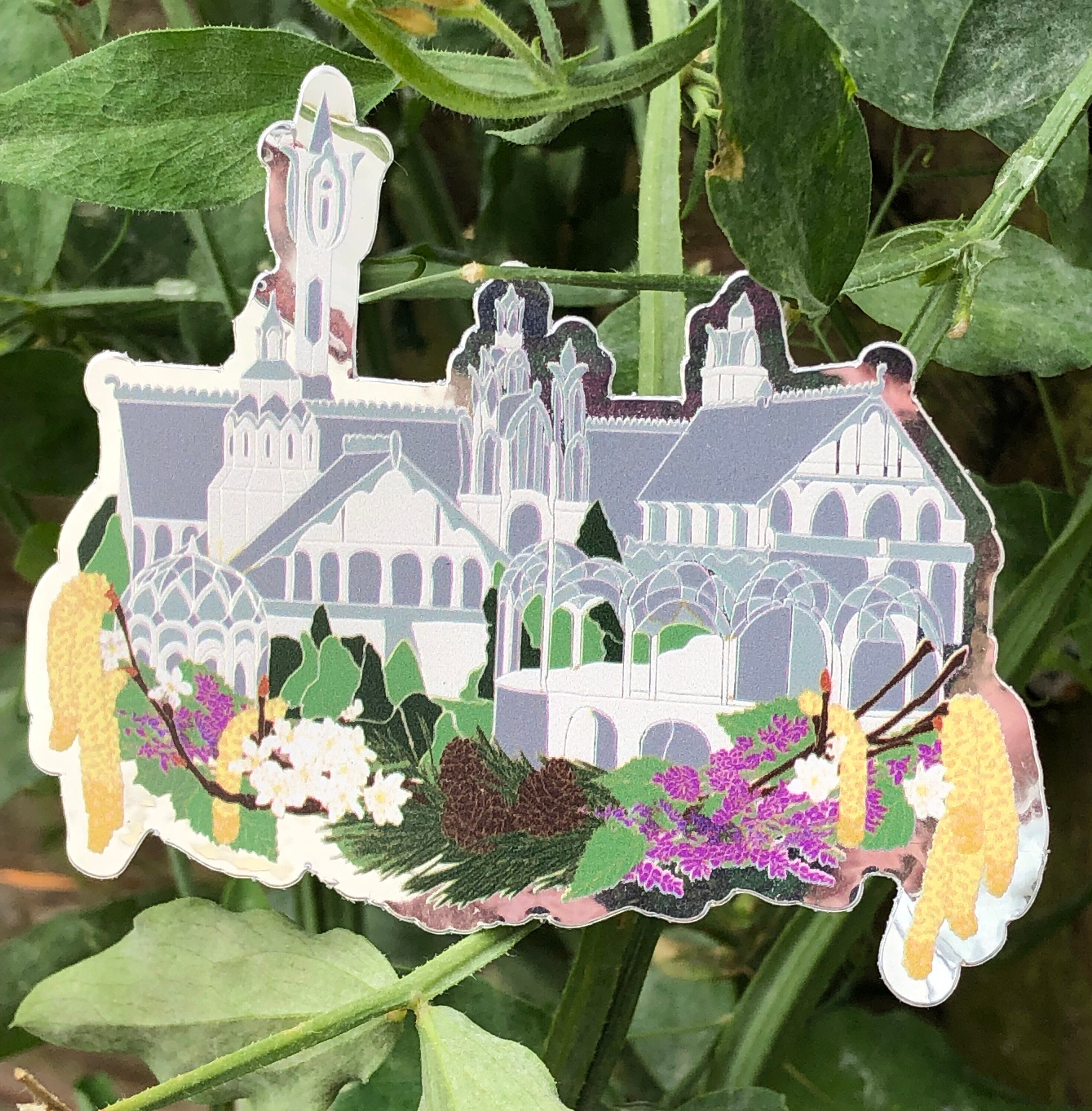 Plants of Rivendell Silver Metallic Vinyl Sticker - Etsy