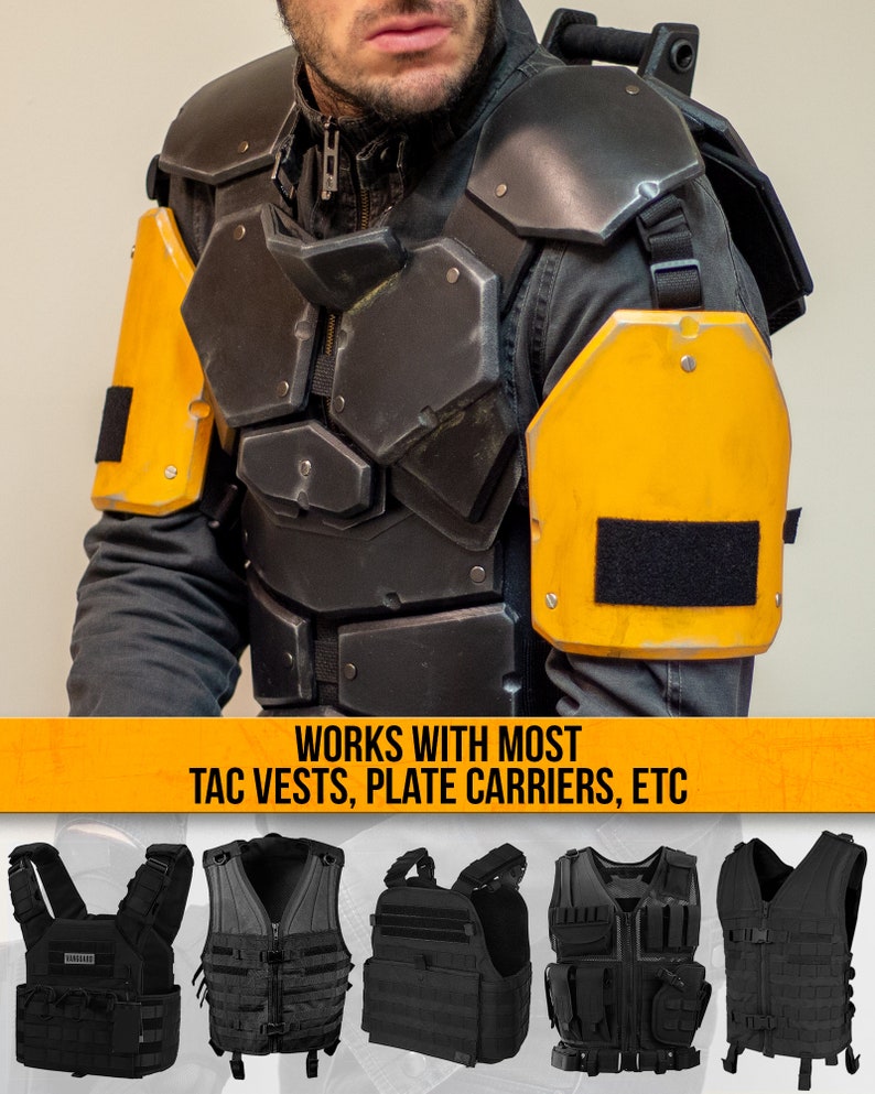 Shoulder / Bicep Armor Vanguard Enforcer PAIR | Etsy