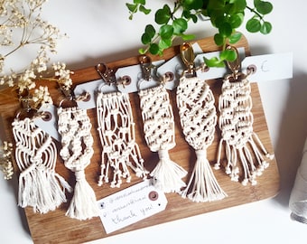 Macrame key chain | Etsy