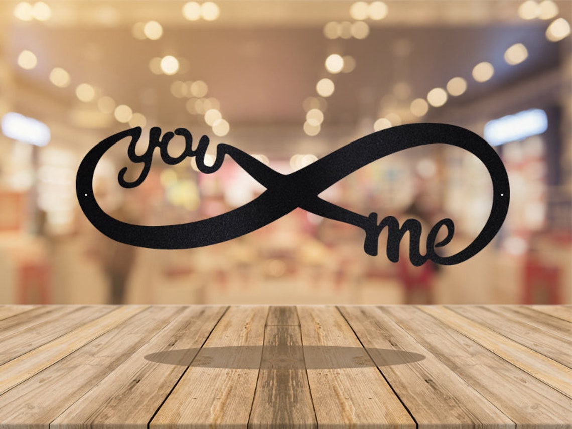 You and Me Infinity Sign - Etsy