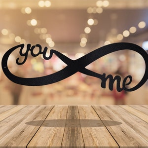 You and Me Infinity Sign - Etsy
