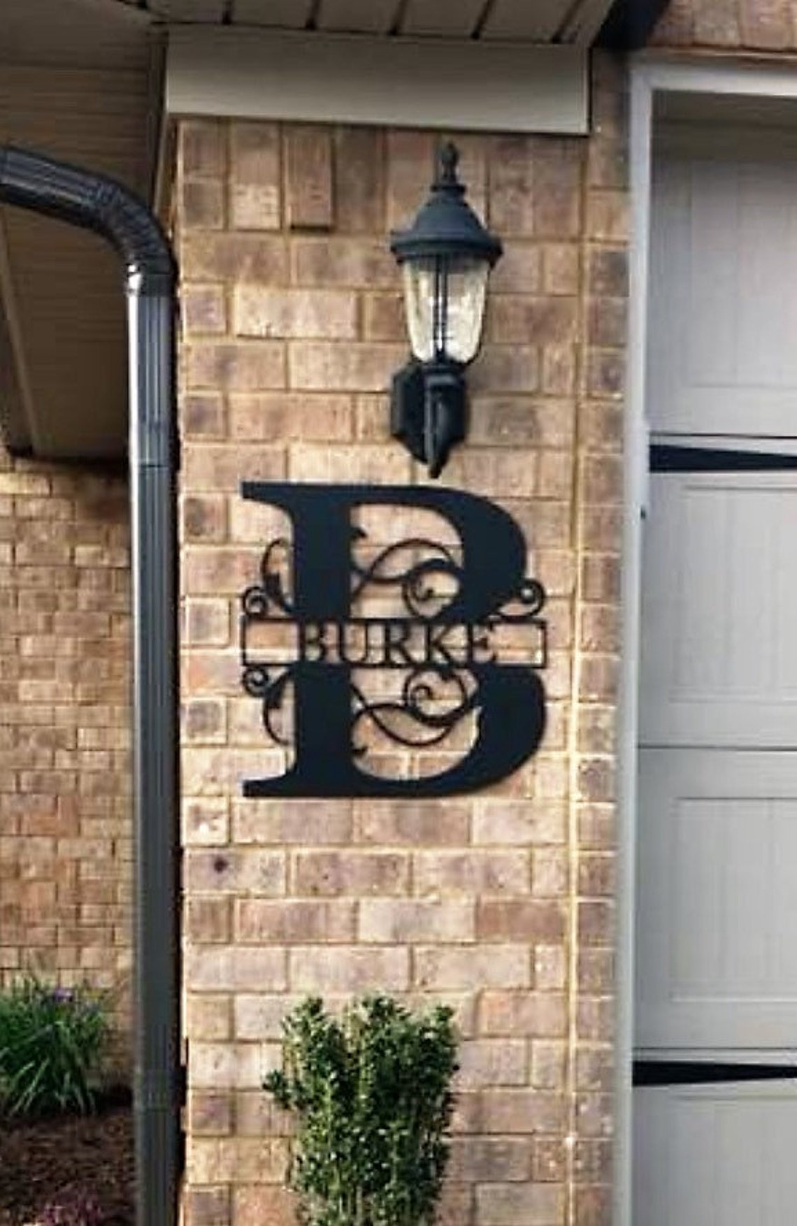 Metal Split Letter Monogram - Etsy