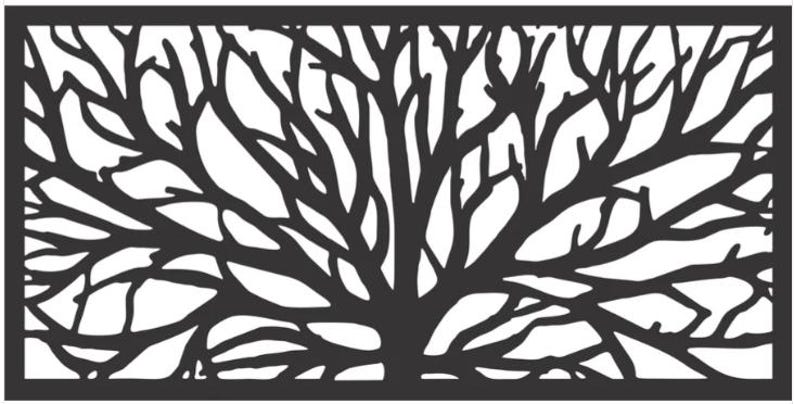 30 X 60 Branch Panel Metal Balcony Panel - Etsy