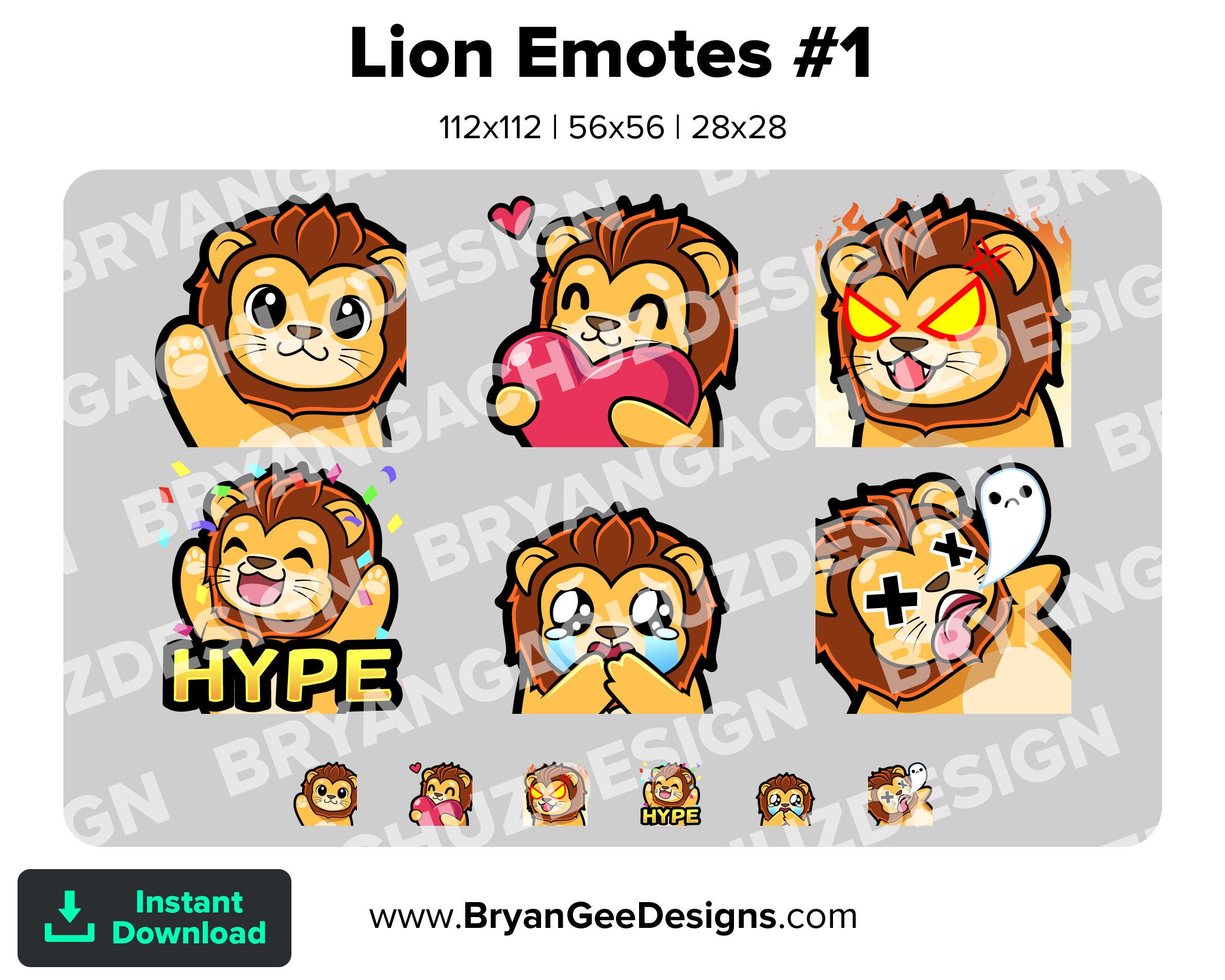 Drawing & Illustration Kawaii Emotes for Twitch Twitch/Discord ...