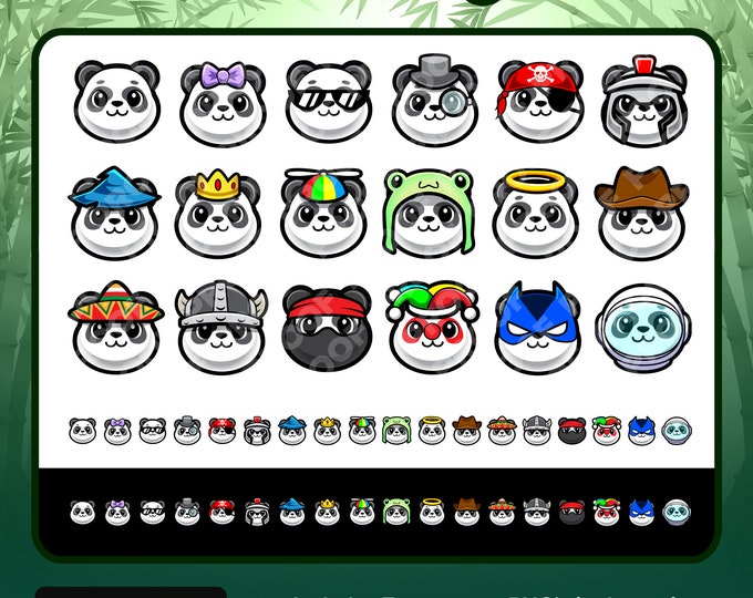 Panda Twitch Badges Bit Badges Channel Points Discord Badges Youtube ...