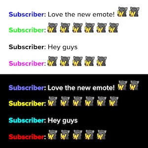 Black Cat Twitch Emotes Uno Reverse KEKW Gasp Big Brain Music Copium ...