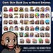Bald Dark Skin Guy With Beard Twitch Emotes MEGA Bundle for Streaming ...