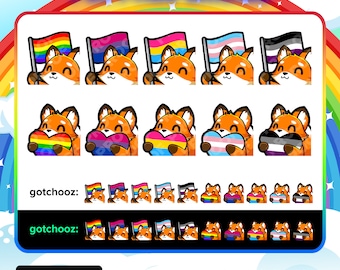 Fox Twitch Emotes Derp Hug Gasm Sleep Notes Study Wow Popcorn Wink ...
