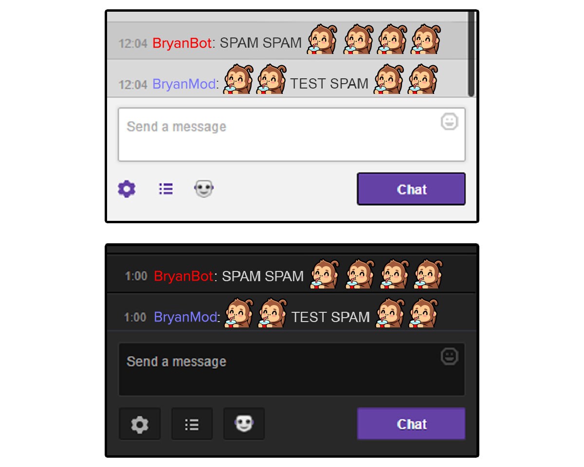 Monkey Twitch Emotes Gun Cozy SIP Cool POG LUL Laughing Scared - Etsy