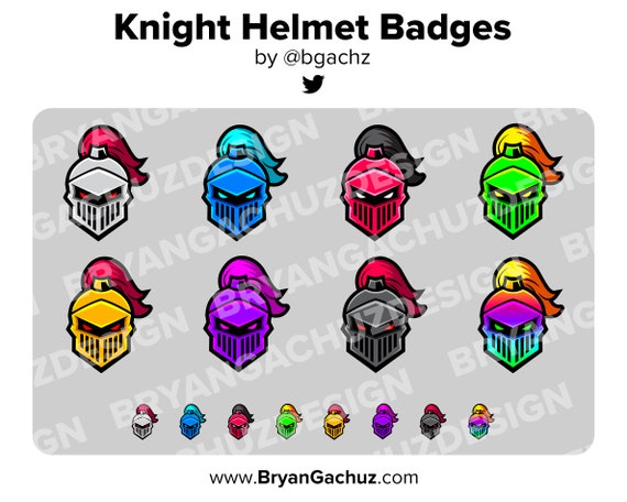 Knight Twitch Badges Bit Badges Channel Points Discord Badges - Etsy