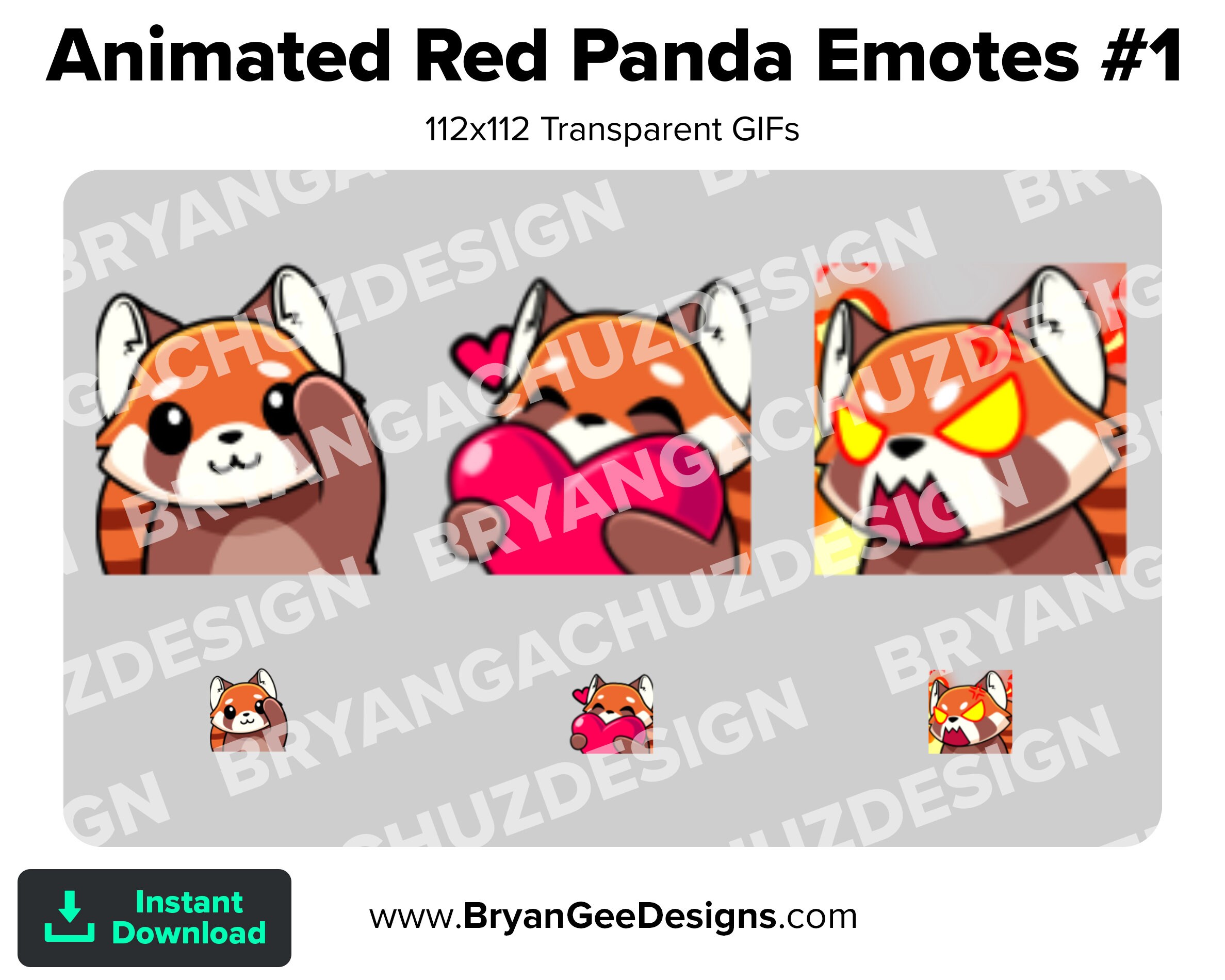 Red Pandas Waving