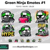 Space Soldier Trooper Twitch Emotes Salute Blaster GG This is Fine ...