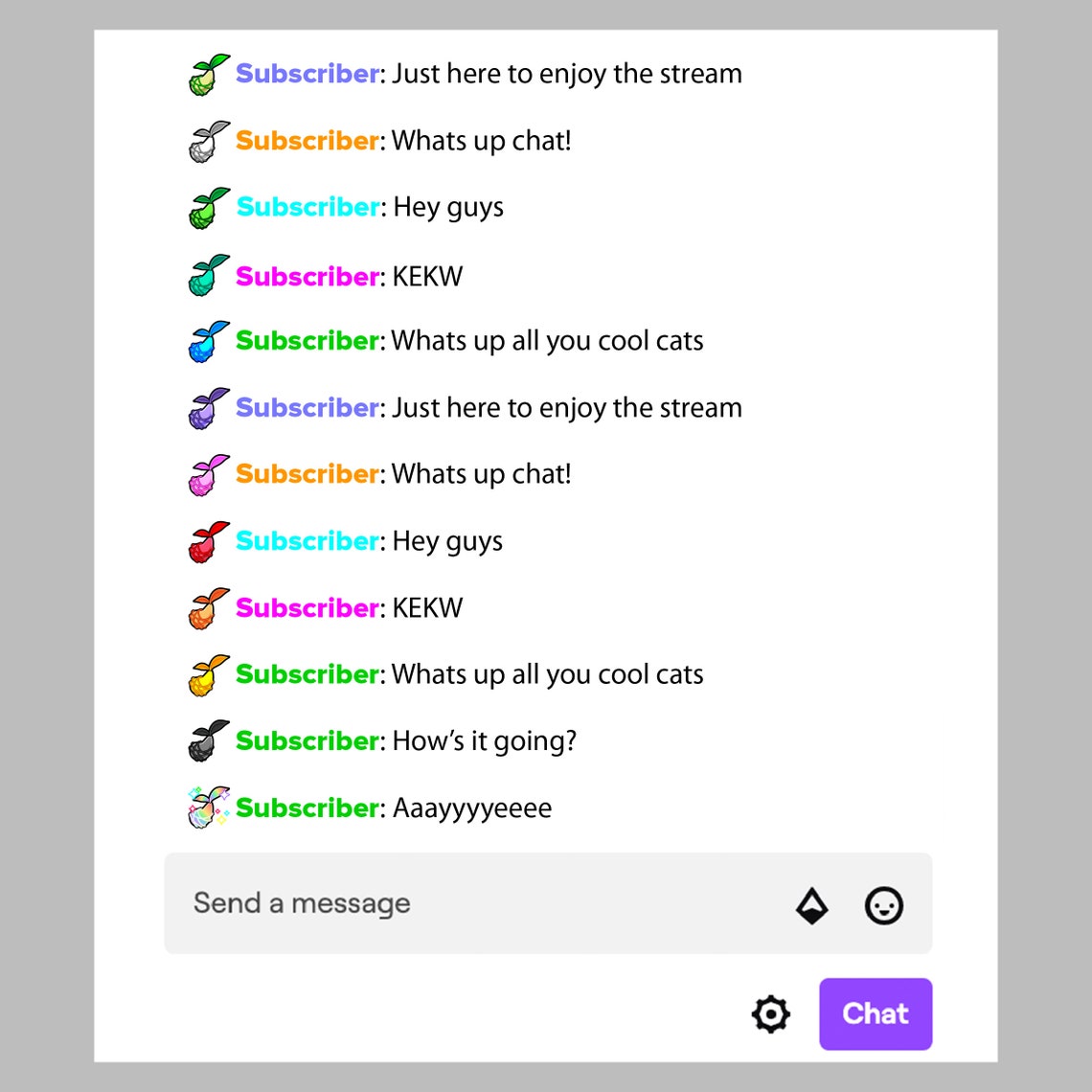 Mokoko Seed Twitch Badges Bit Badges Channel Points Discord Badges ...