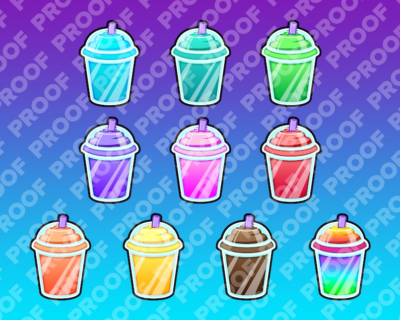 Slushy Slushie Clipart Instant PNG Download Printable PNG Commercial ...