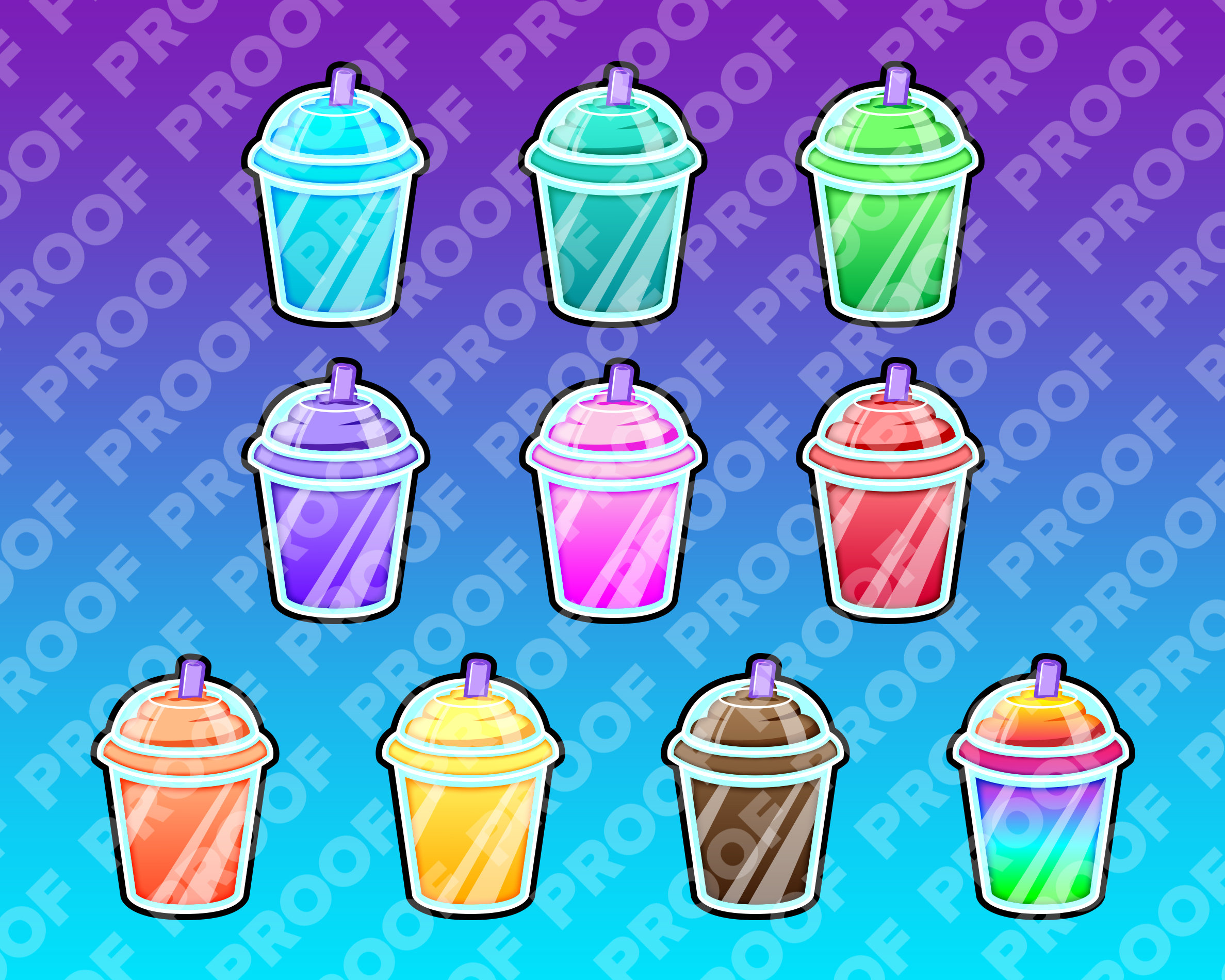 Slushy Slushie Clipart Instant PNG Download Printable PNG - Etsy Canada