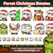 Ferret Christmas Twitch Emotes for Streaming Youtube Emotes Discord ...