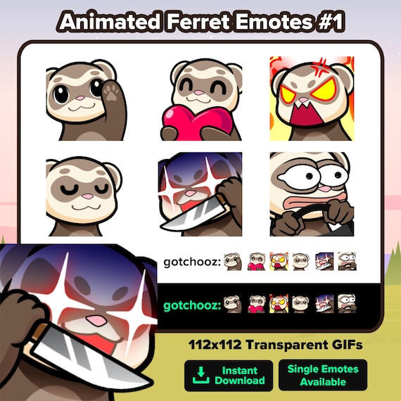 Angry Ferret Gif
