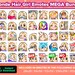 Girl Chef Baker Twitch Emotes Wave Hi Love Heart Sad Cry Hype Laughing ...