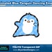 Animated Blue Penguin Dancing Emote for Twitch or Discord, Blue Penguin ...