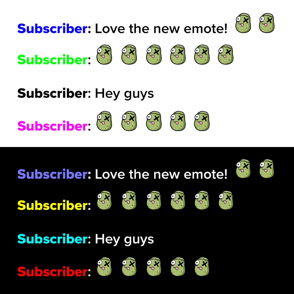 Potato Halloween Twitch Emotes Spooky Sip Devil Ghost Pumpkin Boo Jason ...