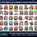 Bald Dark Skin Guy With Beard Twitch Emotes MEGA Bundle for Streaming ...