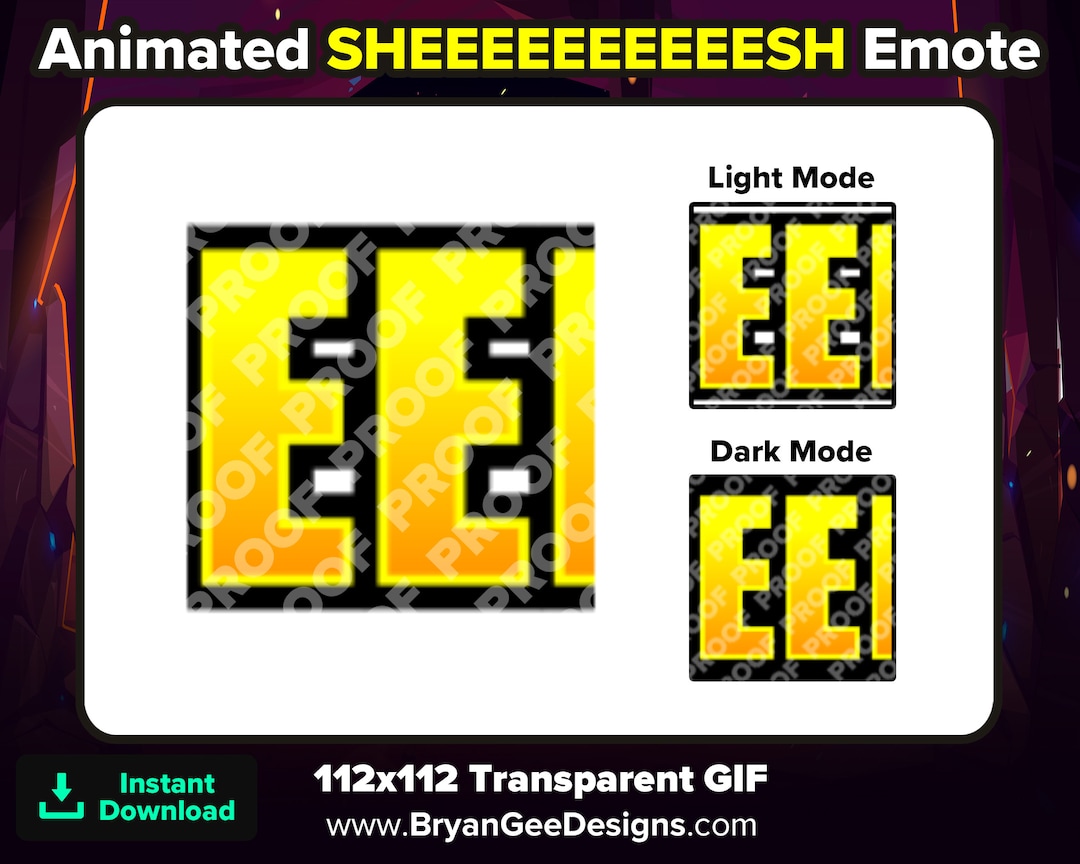 Animated SHEEEEEEEEEESH Twitch Emote | Sheesh Animated Emote for Twitch ...