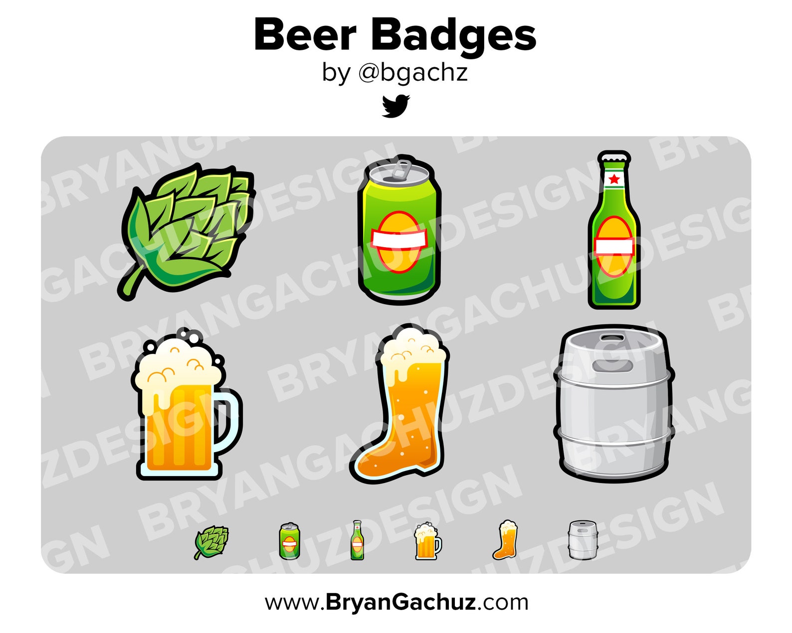 Beer Twitch Badges Bit Badges Channel Points Discord Badges - Etsy